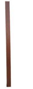 Panel PVC Ranurado – color Café para interiores - MADECO